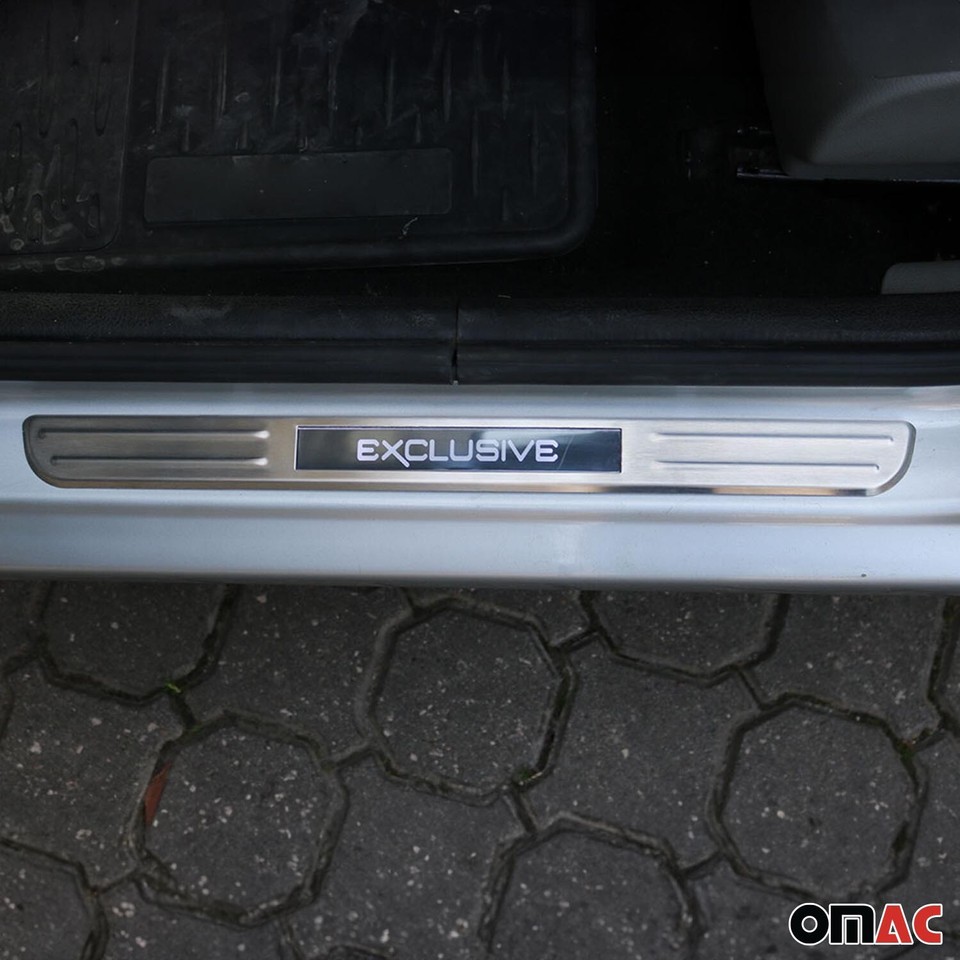 Door Sill Scuff Plate Illuminated for VW EOS Exclusive Stainless Steel ...