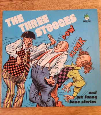 The Three Stooges and Six Funny Bone Stories, RE, Peter Pan 8098, 1973 ...