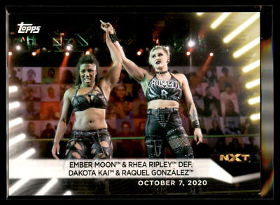 2021 Topps WWE Women's Division Wrestling Base Set #81 Ember Moon & Rhea Qty | eBay
