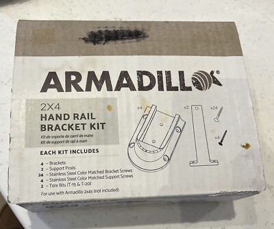 ARMADILLO DECK HAND Rail Bracket Kit BLACK #72808 | eBay