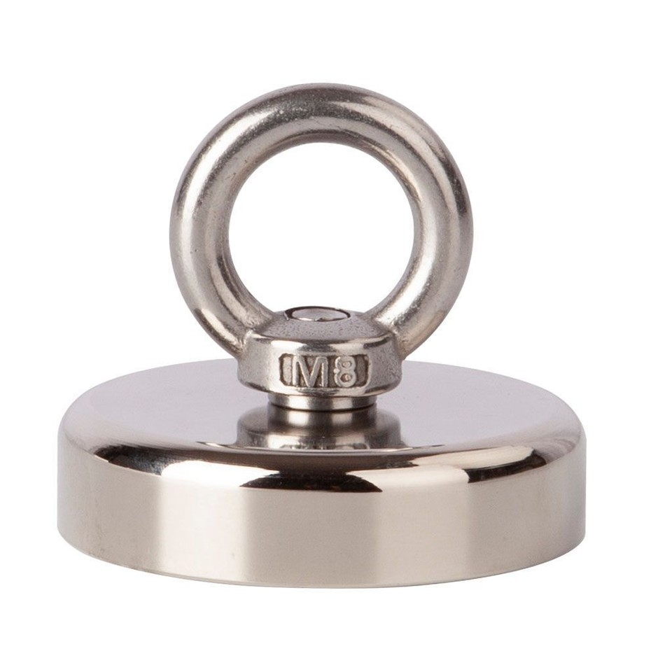 Fishing Magnet Upto 1000 Lbs Pull Force Heavy Duty Strong Neodymium ...