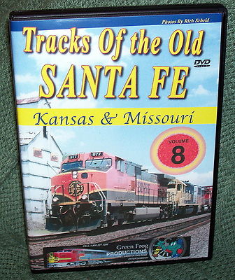 20149 TRAIN VIDEO DVD "BNSF TRACKS OF OLD SANTA FE # 8" KANSAS ...