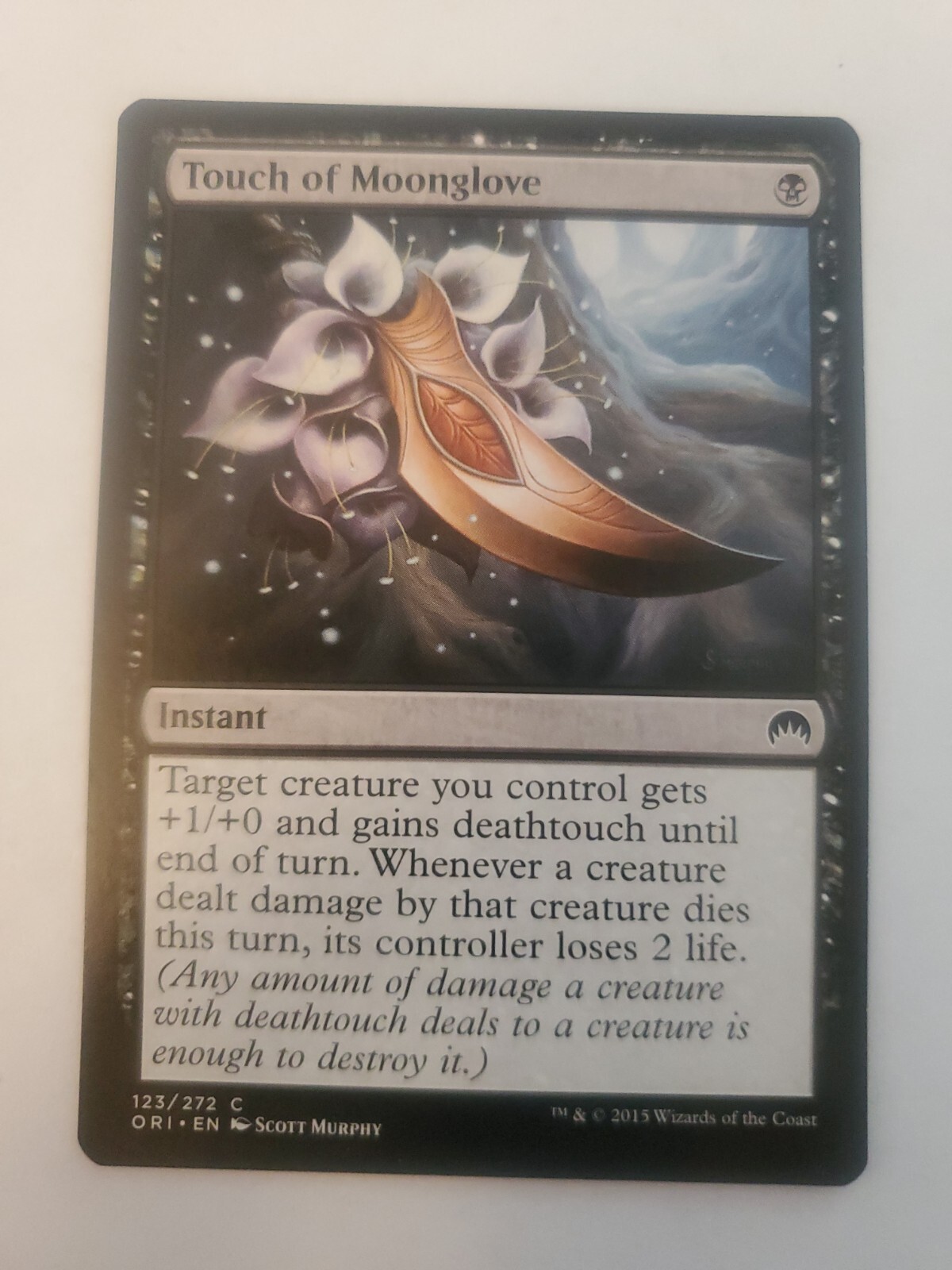 MTG Touch of Moonglove Origins 123/272 Regular Common | eBay