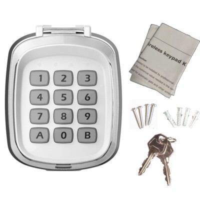 RT48 Wireless Keypad Compatible with 433.92MHz GateXpert Automatic Gate ...