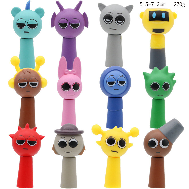 incredibox Sprunki Game Action Figure Bricks Toy Sprunki Building Set ...