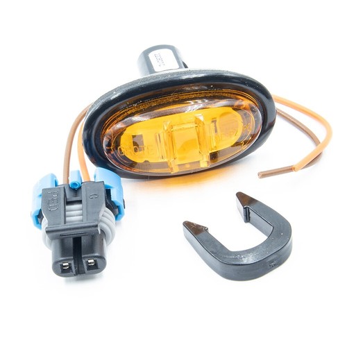 Side ABS light + connector Utility Trailer. -2024. Amber. 45303 | eBay