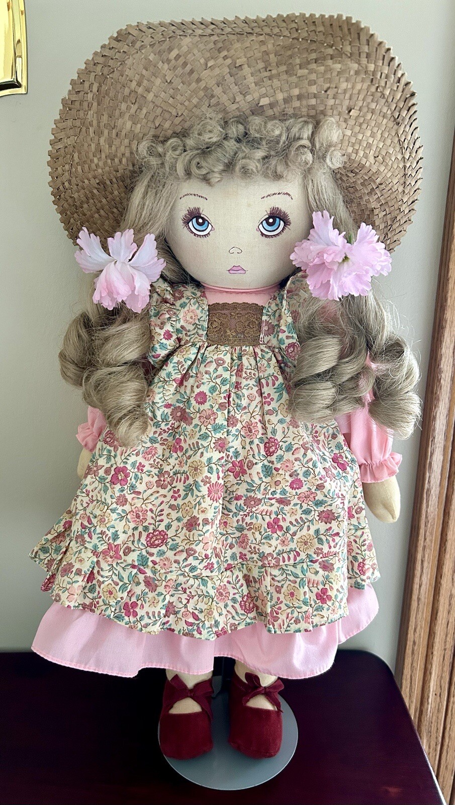 Vintage 1984 Pauline Bjonness Jacobsen Farmer Girl Plush Soft Stuffed ...