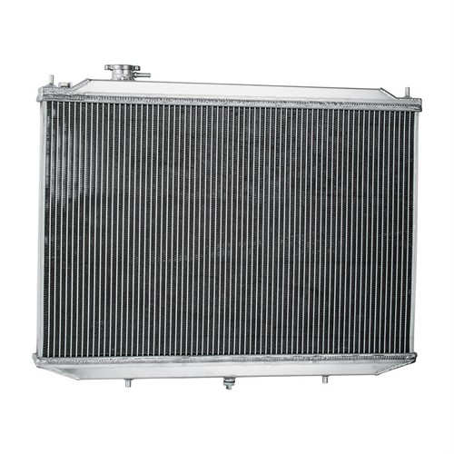 3Row Aluminium Radiator Fits Navara D22 2.5L YD25 4cyl Turbo Diesel ...