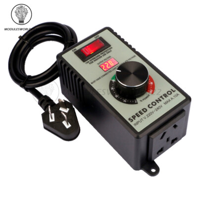 4000W Electronic Voltage Regulator Stepless AC Motor Speed Controller ...