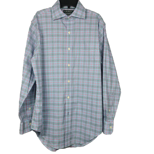 Lauren Ralph Lauren Classic Fit Non Iron Button Front men's dress Shirt ...