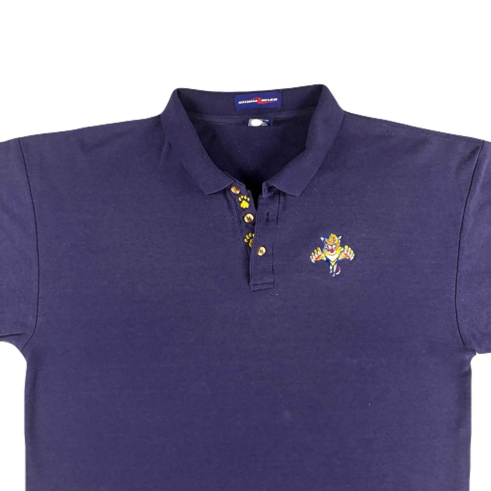 Vintage Florida Panthers Polo Shirt Mens 2XL NHL Hockey RARE Y2K 90's ...