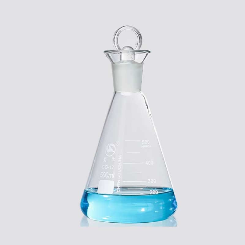 500ml Erlenmeyer Flasks with Wide Opening Transparent Glassware Lab ...