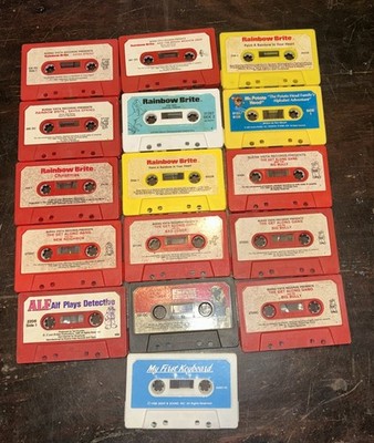 Lot Of 16 VINTAGE Kids Read Along Storytellers, Songs, Cassette Tapes ...