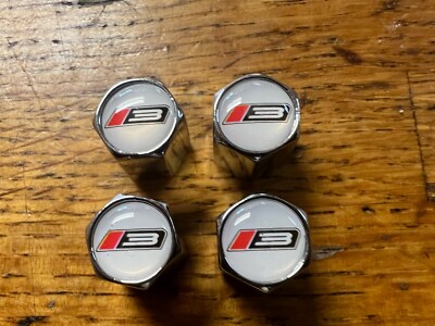 ROUSH STAGE 3 FORD MUSTANG "3" EMBLEM LOGO VALVE STEM CAPS SET ROUSH ...