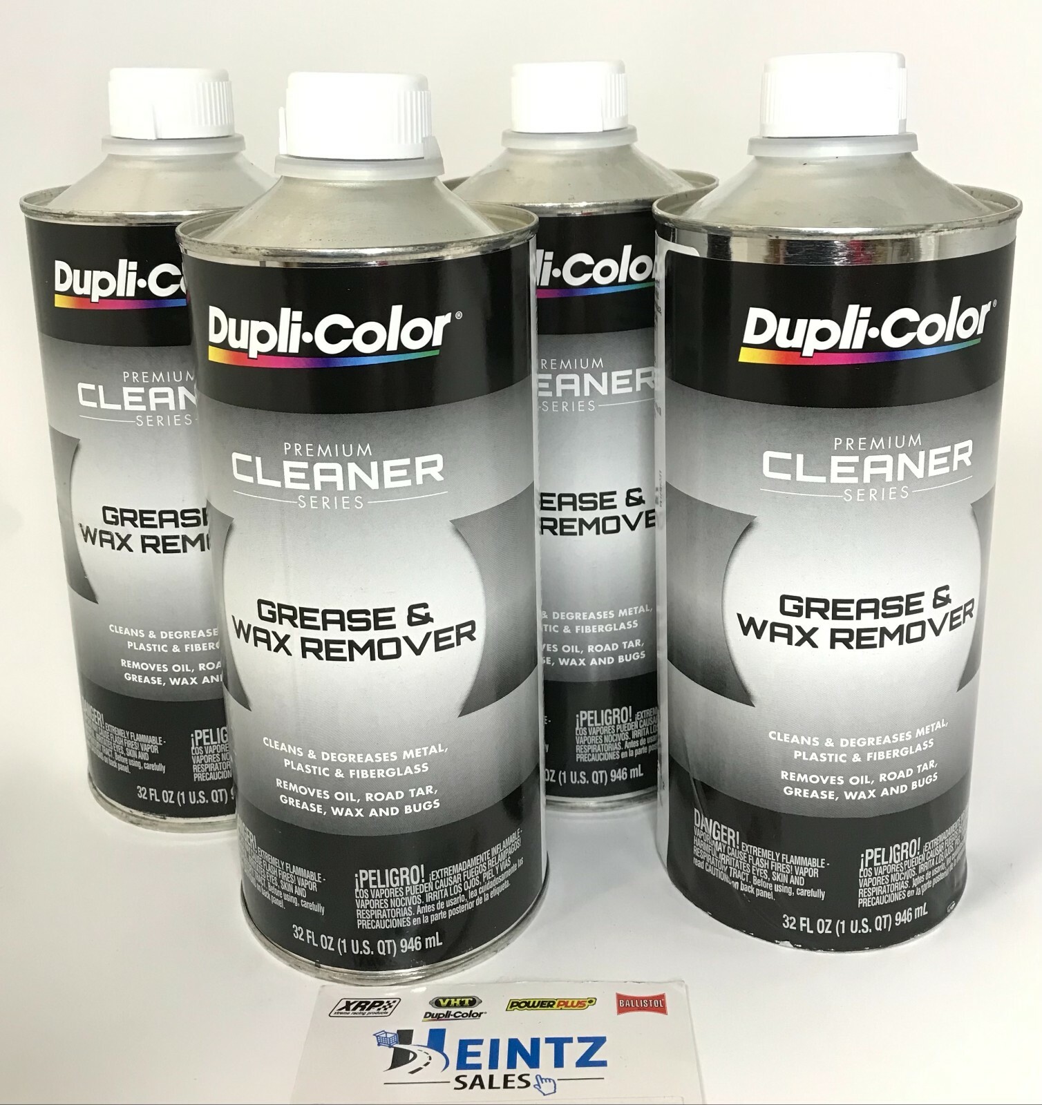 DUPLICOLOR CM541-4 PACK Premium Cleaner Series Grease and Wax Remover ...