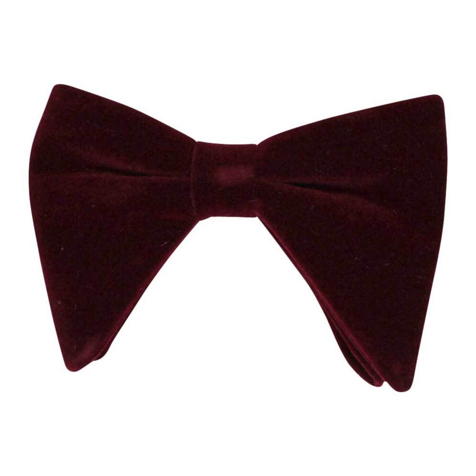 Oversized Big Bow Tie Velvet Satin Floral Pre-Tied Handmade Formal ...