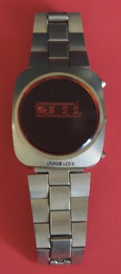 VINTAGE URANUS MENS LED WATCH EXTREMELY RARE L@@K !!! | eBay