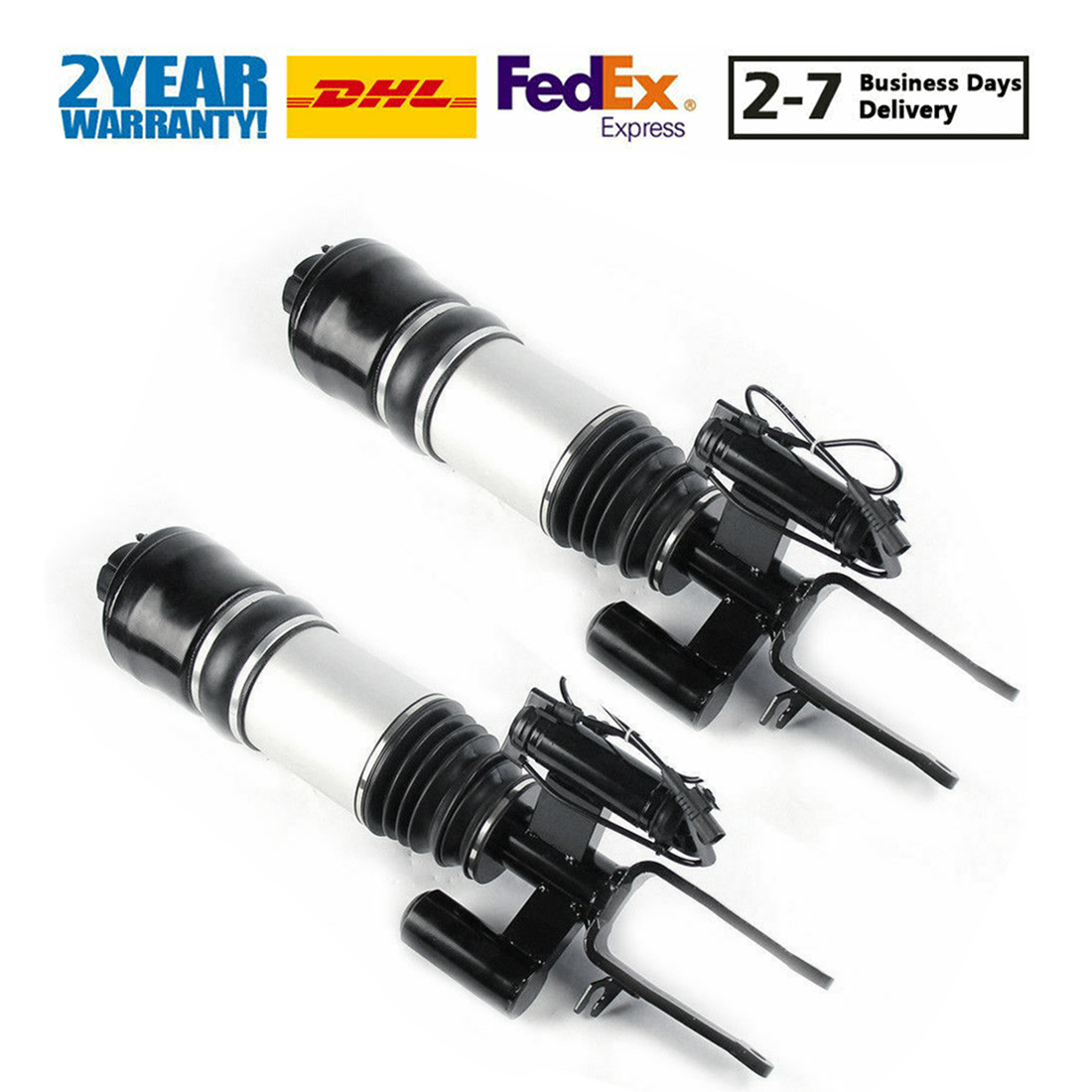2x Front Air Suspension Struts ADS For Mercedes S211 E350 E400 E500T ...