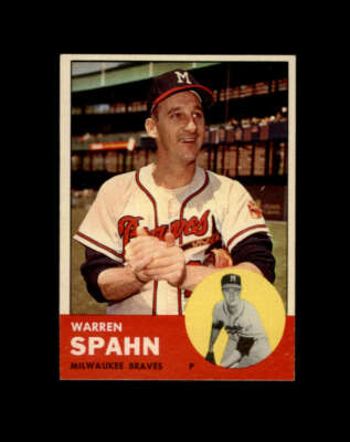 1963 Topps Baseball #320 Warren Spahn STARX 7 NM (CS123625) | eBay