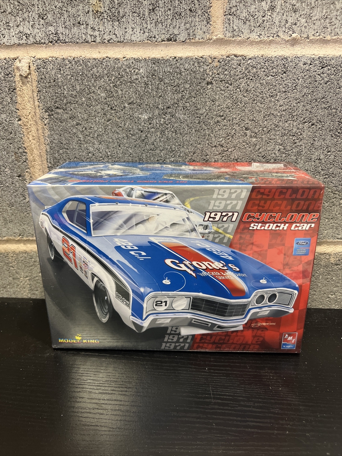 Brand New Sealed Model Car Kit 1/25 AMT 1971 CYCLONE STOCK CAR #21776P ...