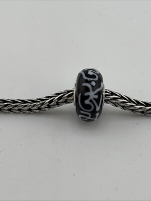 Authentic Trollbeads Ohm Unique Small Bead On Black Base New!! #290 | eBay