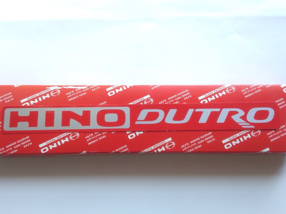 NEW Genuine Hino Dutro stick on Emblem Decal | eBay