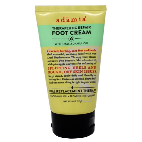 Adamia Therapeutic Repair Foot Cream with Macadamia Oil, 4 oz (6 Pack ...