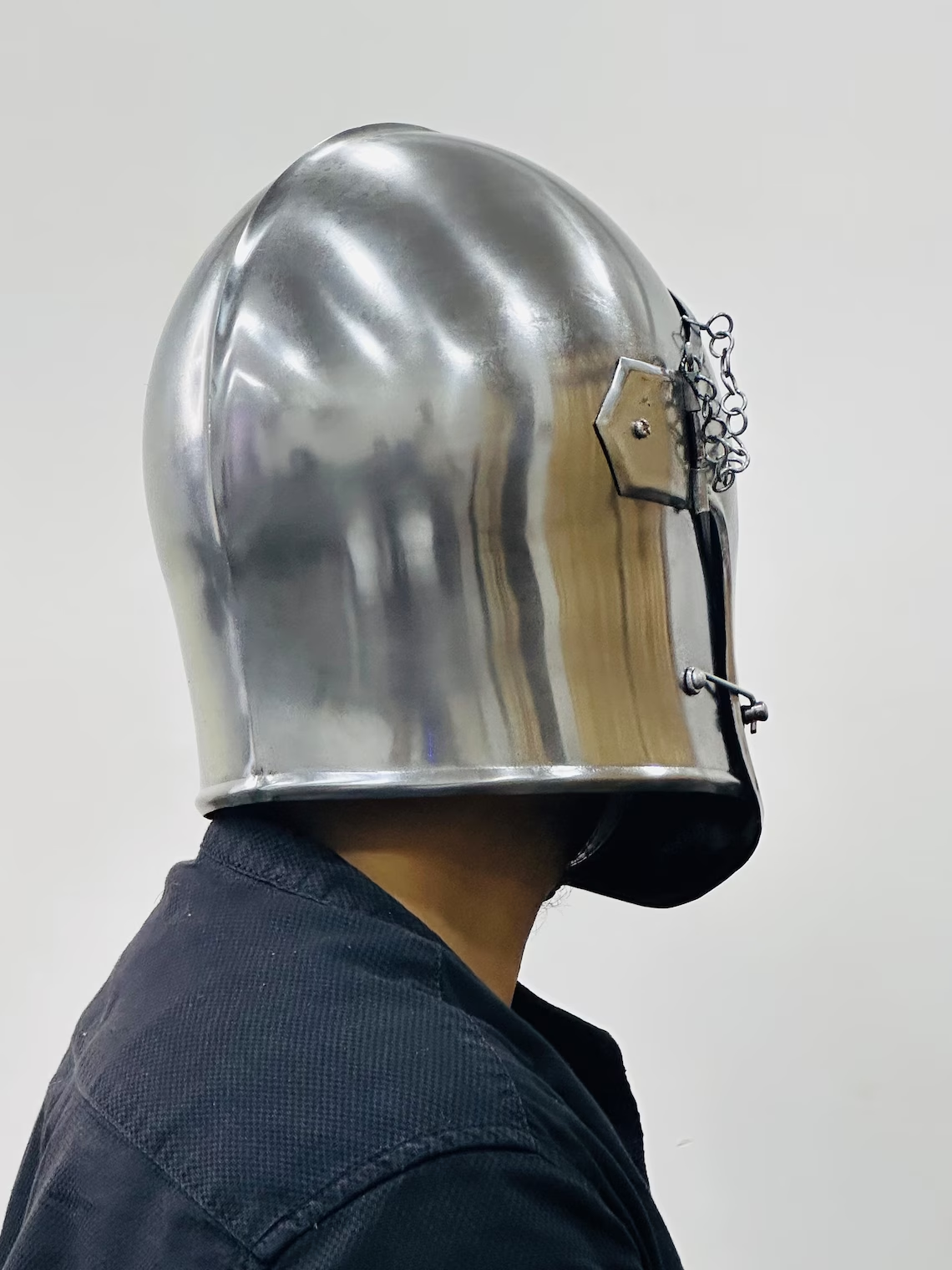 Medieval Barbute Knight Helmet Roleplay Armour Halloween Costume Gift ...