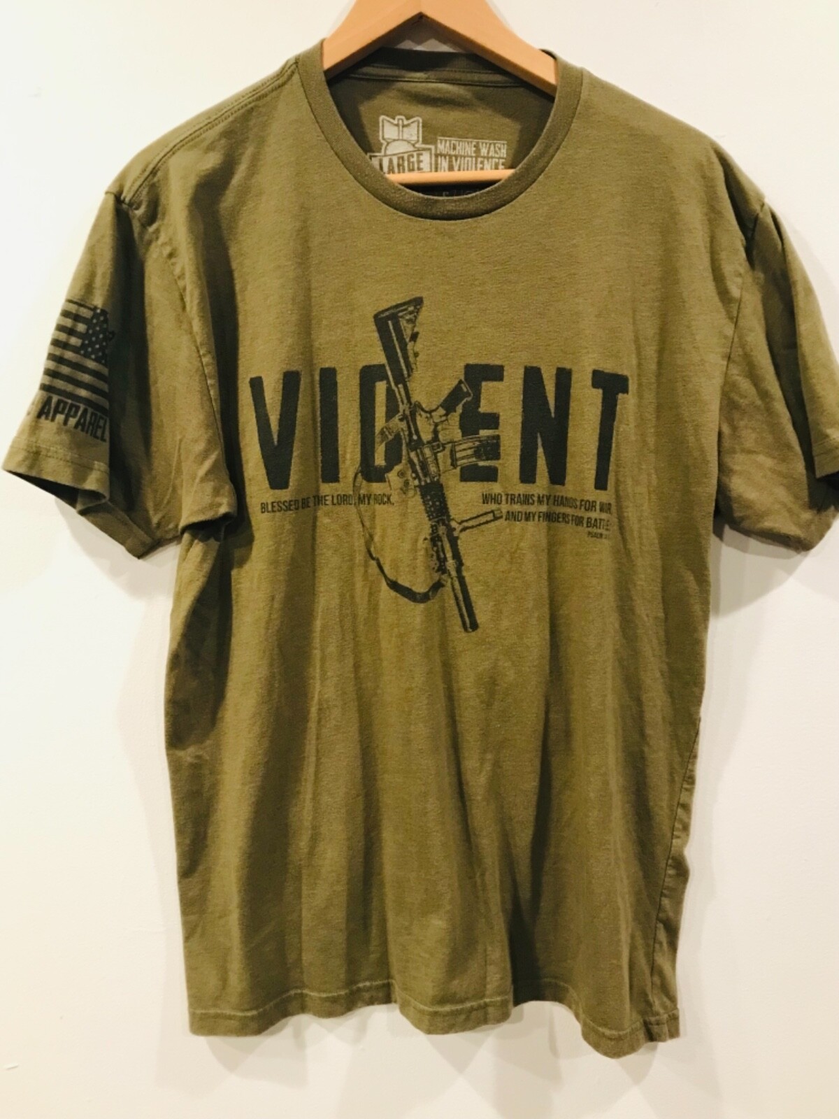 🇺🇸Mark 19 Apparel "VIOLENT" OD GREEN AR-15 USA Made… - Gem