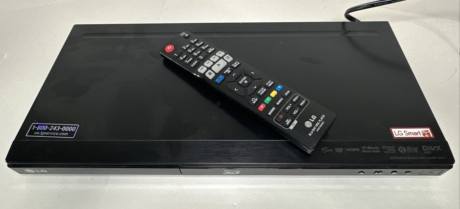 LG BD670 3D Blu-Ray Player Smart TV w/ Remote Tested Working | eBay