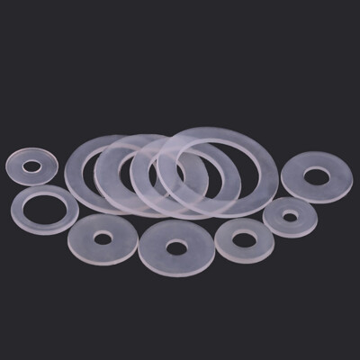 M3 - M20 Nylon Plastic Flat Washers Insulating Washer Rubber Round ...