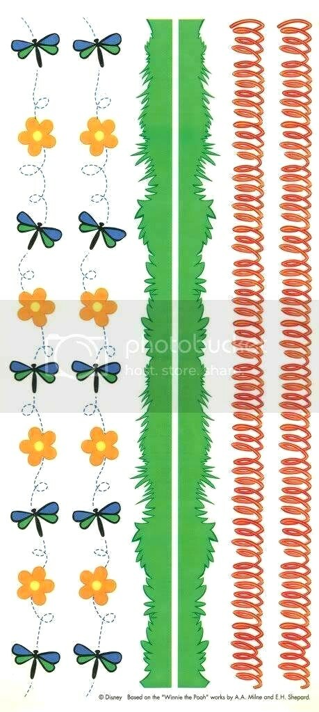DISNEY Tigger Bounce Winnie the Pooh Borders Large Sticker Sheet | eBay