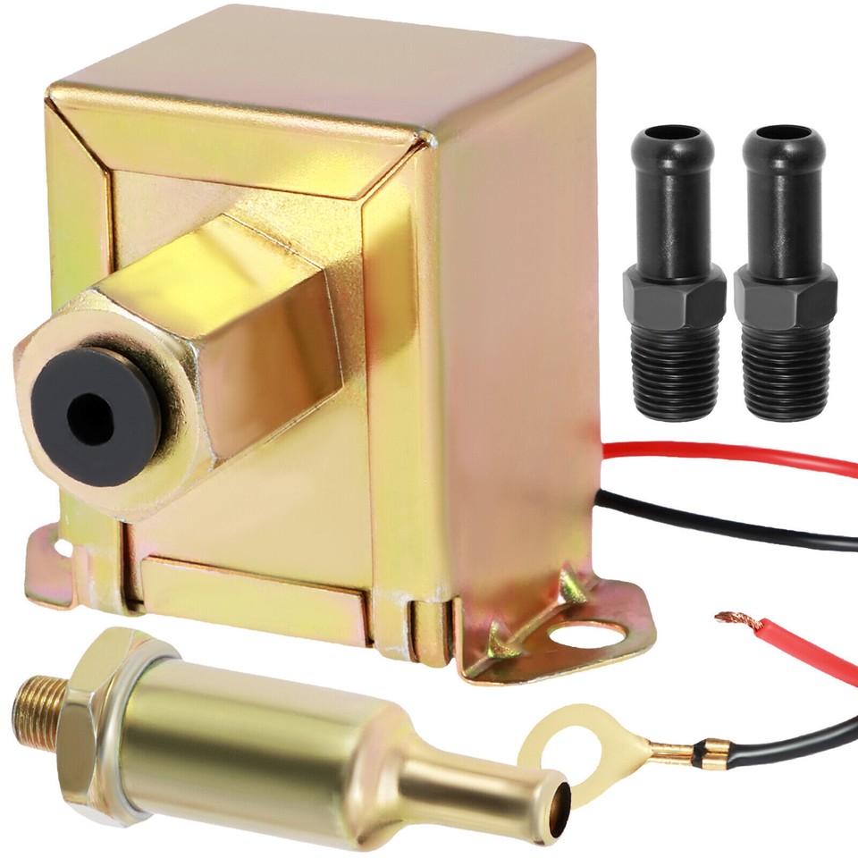 Universal Electric Fuel Pump 12V Low Pressure 2-4 PSI Petrol Diesel ...