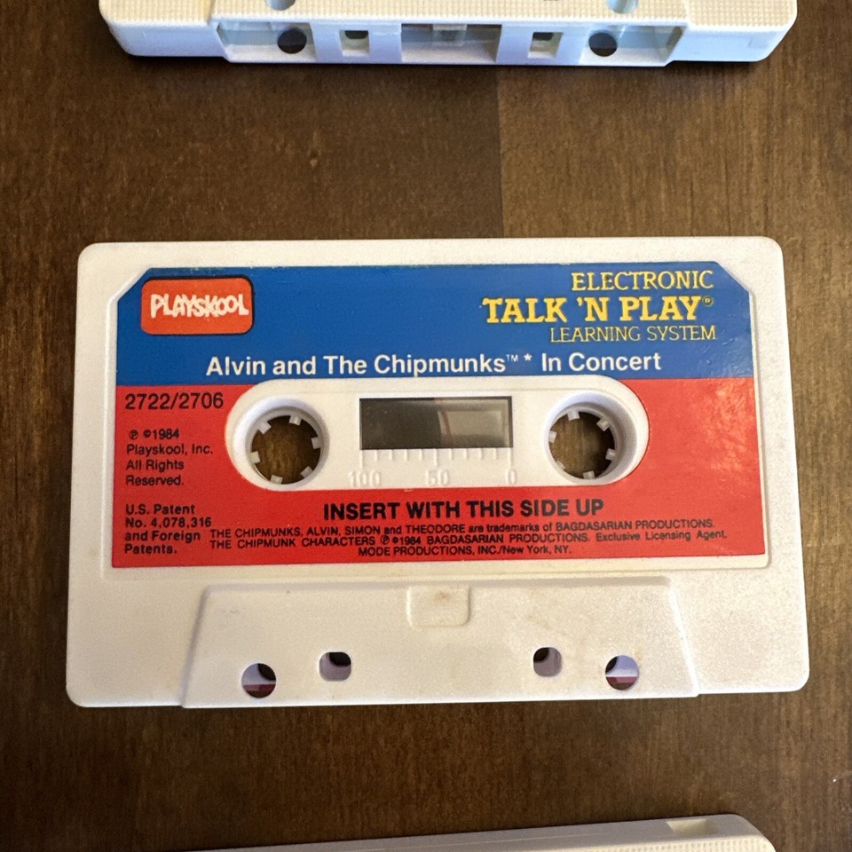 Vintage Lot of 9 Playskool Talk ‘N Play Learning System Tapes Disney ...