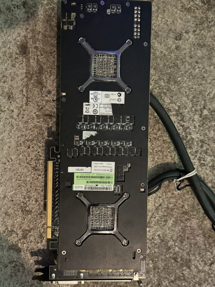 Sapphire Radeon R9 295x2 8GB GDDR5 PCI-E 3.0 Dual GPU Factory Water ...