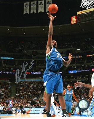 Al Jefferson Autographed 8x10 Minnesota Timberwolves Free Shipping # ...