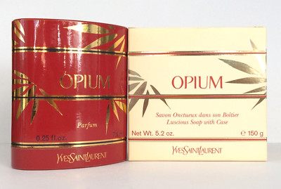 Yves Saint Laurent OPIUM Extrait PARFUM 7,5 ml & Soap / Seife / Savon ...
