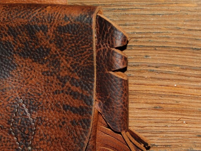 LEATHER MUZZLELOADER FRINGED POSSIBLES POUCH BAG | eBay