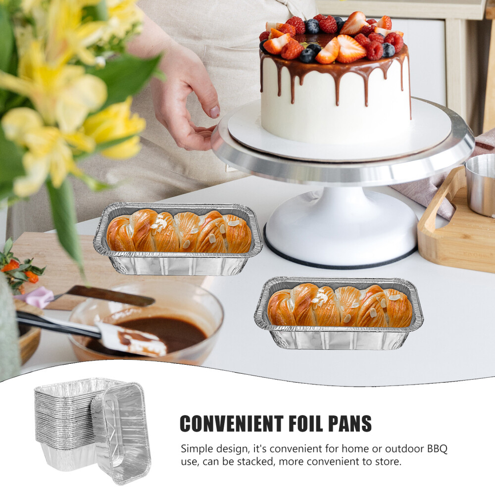 30 Pcs Mini Pie Pan Foil Couvercle Tin Box Microwave Safe Trays Outdoor ...