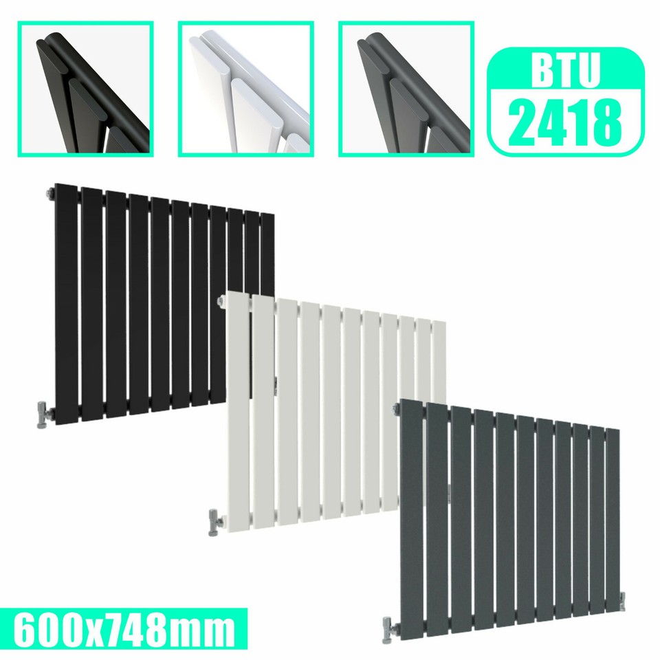 Flat Panel Oval Column Horizontal Vertical Designer Radiator Central ...