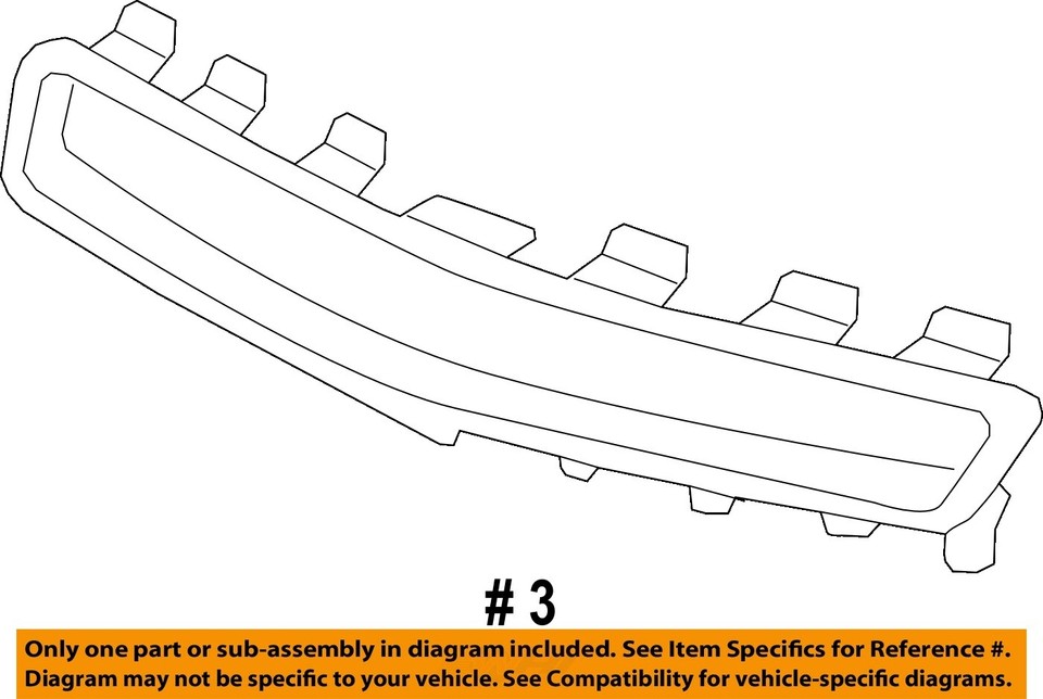 Chevrolet GM OEM 08-12 Malibu Front Bumper Grille-Grille Surround ...