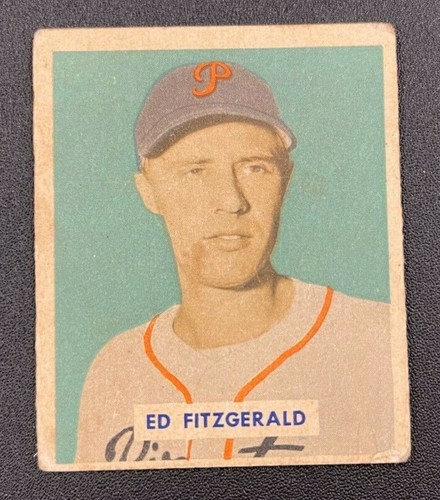 1949 BOWMAN BASEBALL CARD *ED FITZGERALD* #109 VG RANGE 52821 | eBay