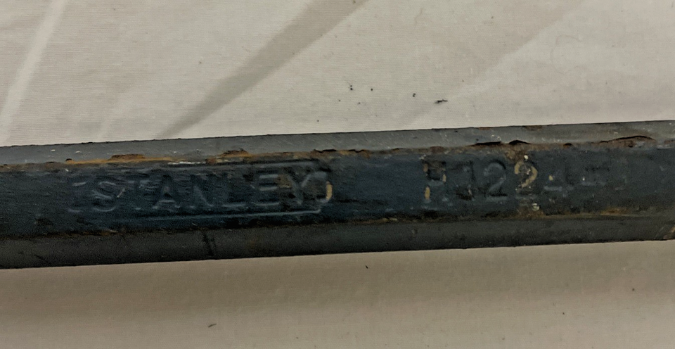 WRECKING BAR CROWBAR ~ STANLEY H1224 - 24" GOOSENECK PRY BAR ~ ORIGINAL ...