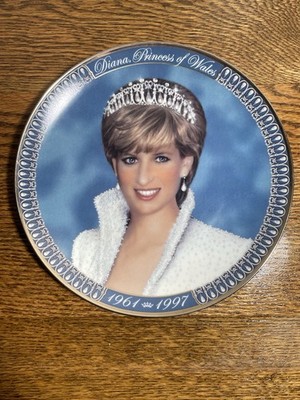 Princess Diana of Wales Collector Plate-Limited Edition-Fine Porcelain ...