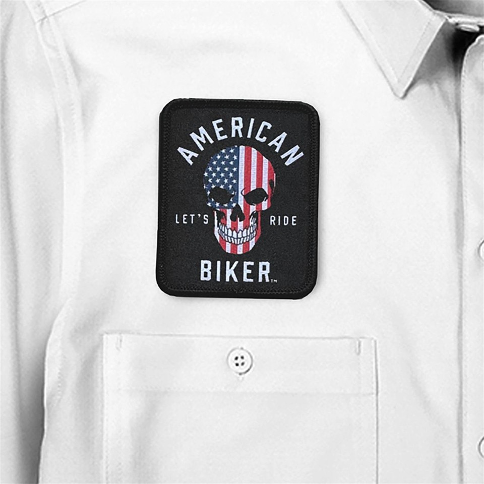 Biker Sam Lightweight Shirt - Red/White/Blue - Medium ABBRWBSAM13ST74WHMR | eBay