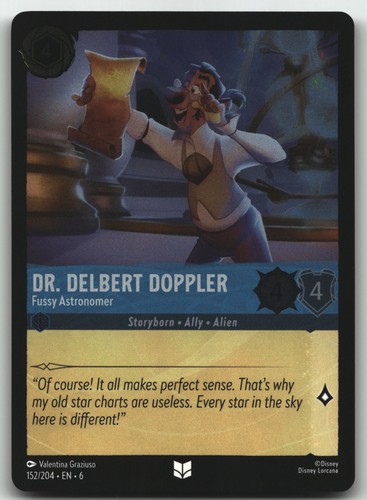 Dr. Delbert Doppler - Fussy Astronomer foil Uncommon Azurite Sea 152/ ...