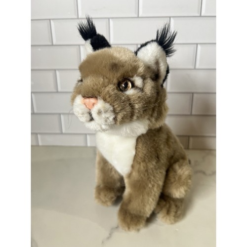 Wild Republic Lynx Plush Stuffed Animal Realistic Faux Fur Toy Rare ...