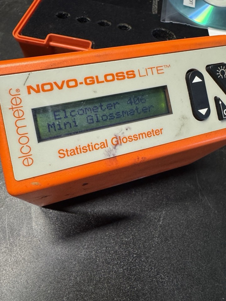 Elcometer Glossmeter Surface Gloss Meter Tester 20 60 degree Novo Lite ...