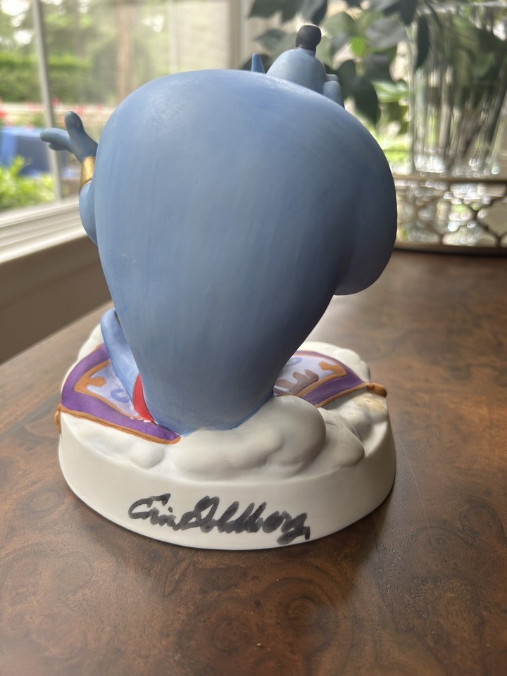 Disney Aladdin & Genie Porcelain Signed by Eric Goldberg 1992 Limited ...
