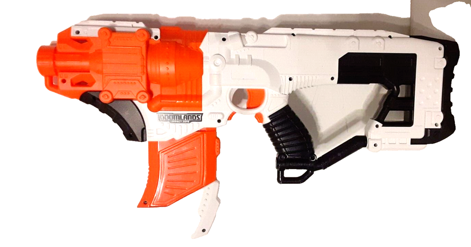Nerf Desolator Doomlands Impact Zone Semi Automatic With Clip and 10 ...